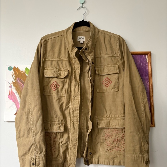 J. Crew | Jackets & Coats | J Crew Khaki Military Field Jacket | Poshmark